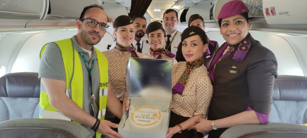Startup of Etihad Airways for the summer season 2023 - Catering & Events