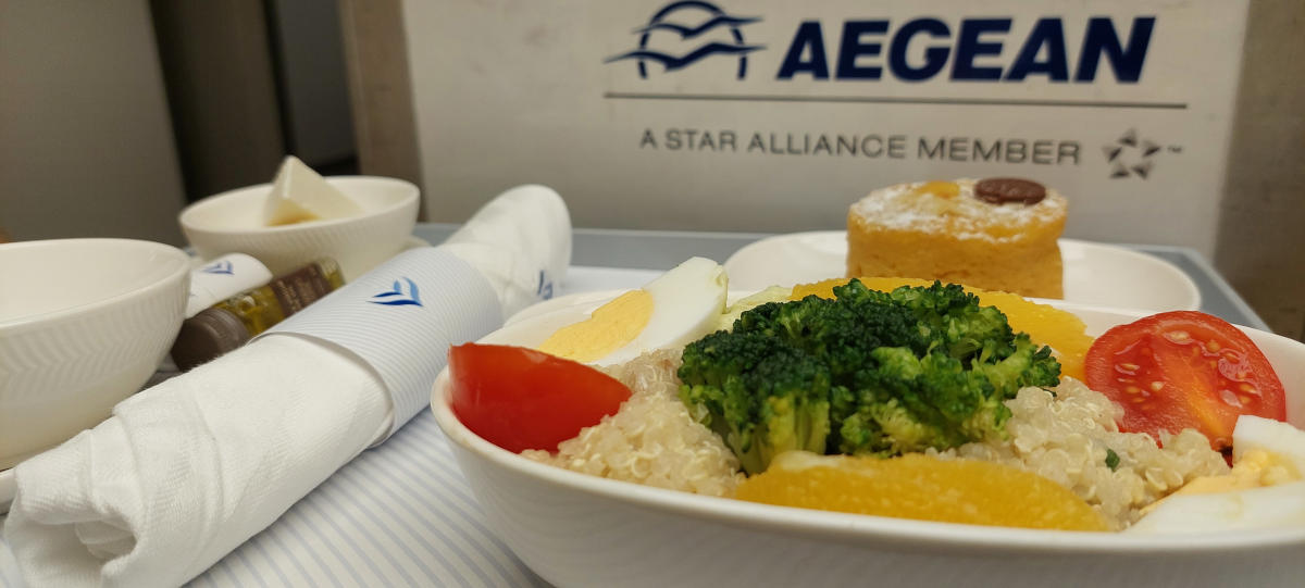 Newrest Hellas takes over the upgraded menu for Aegean's new ...